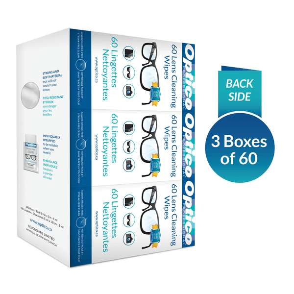 Optico Professional Cleaning Wipes for Optics and Electronics – Optico ...